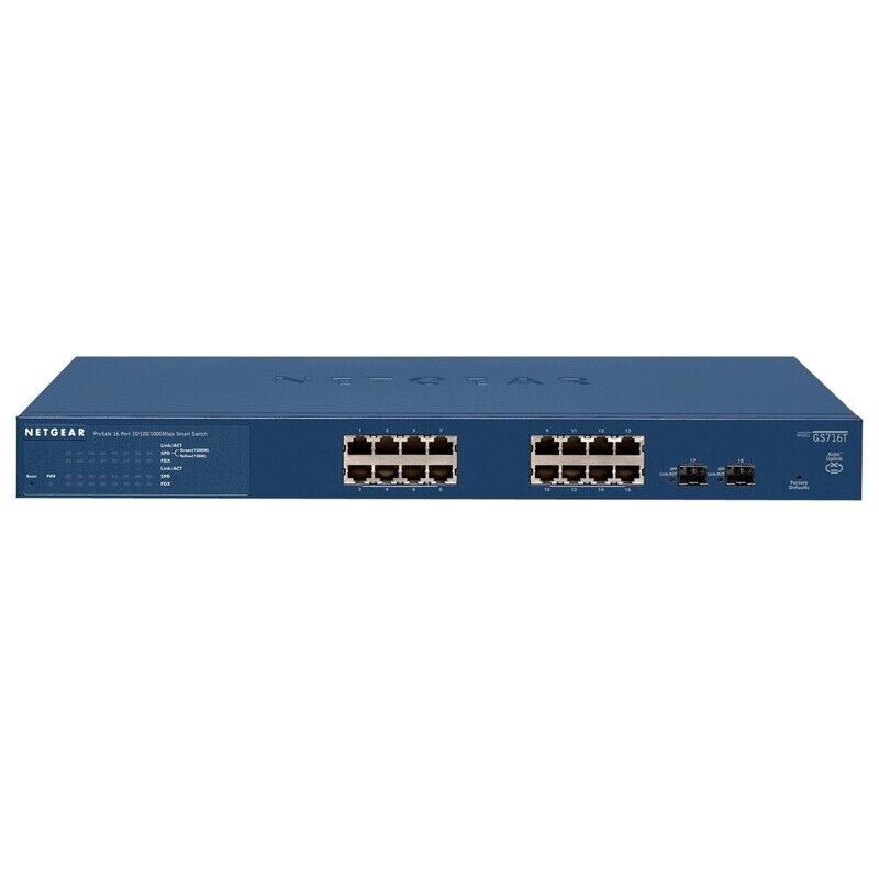 NETGEAR ProSafe GS716Tv3 Switch 16 Port - Blau (GS716T-300EUS) online ...