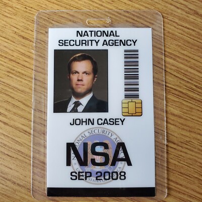 Chuck TV Series ID Badge-NSA John Casey prop costume cosplay | eBay