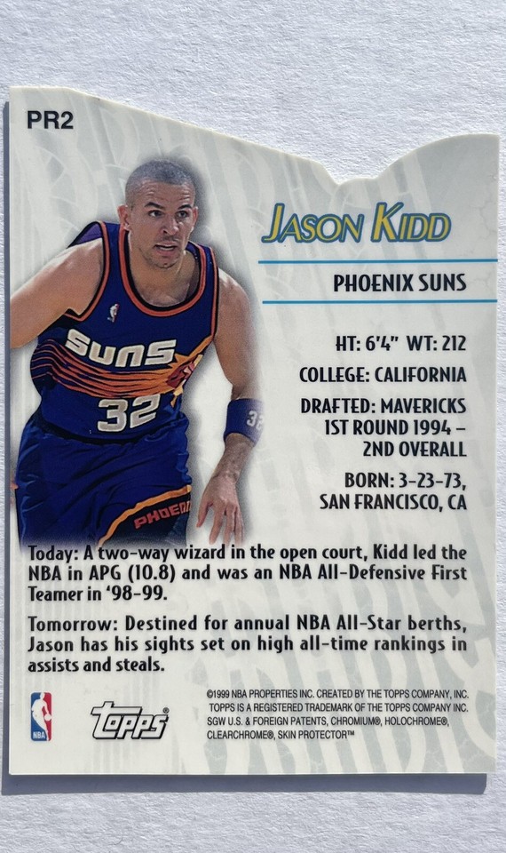 Jason Kidd 1999 Topps Prodigy #2 | eBay