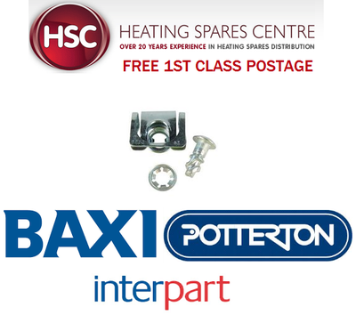 BAXI SOLO 12HE 15HE 18HE 24HE 30HE DZUS RETAINER (OUTER CASE CLIP ...