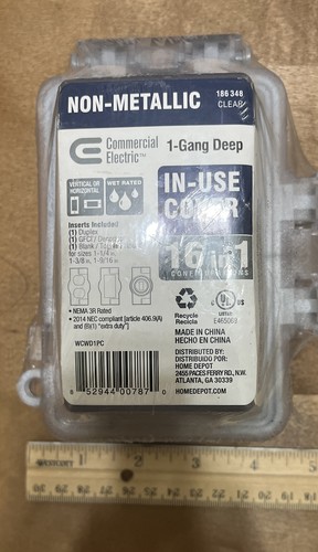 Horizontal/Vertical Non-Metallic Weatherproof In-Use Cover-New ...