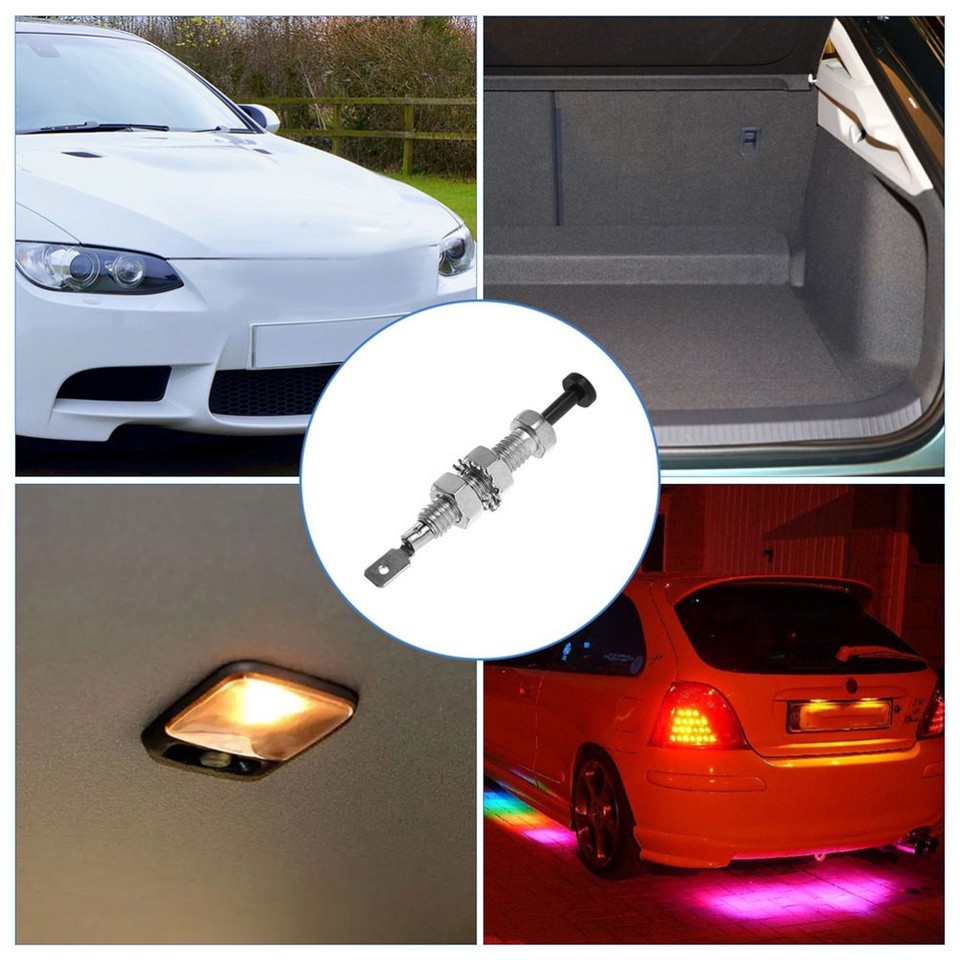 2 Pcs Door Latch Switch Automotive Light Bonnet Alarm Hood Switches | eBay