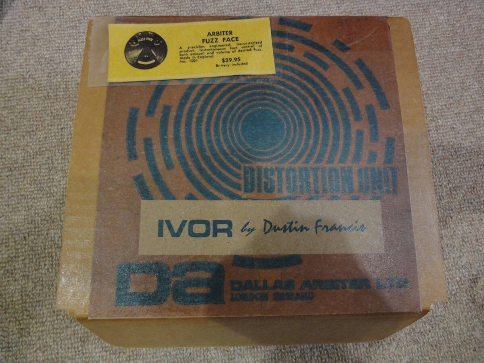 Fuzz Face 1967 Replica Guitar Effects Pedal Ivor by Dustin 2019 Used ...