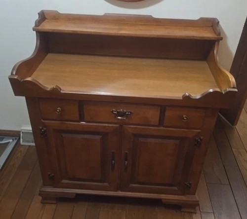 Lot Of 5 Pieces Vintage Tell City Chair Co Solid Rock Maple Wood ESTATE ...