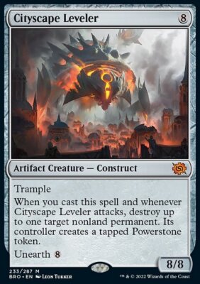 MTG Magic the Gathering Cityscape Leveler (233/416) The Brothers' War ...