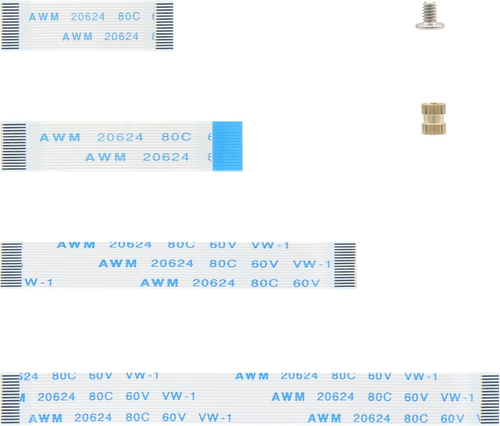 Geekworm FFC Cable Set 16 Pin 0.5mm Pitch for Raspberry 5 PCIe to NVMe ...