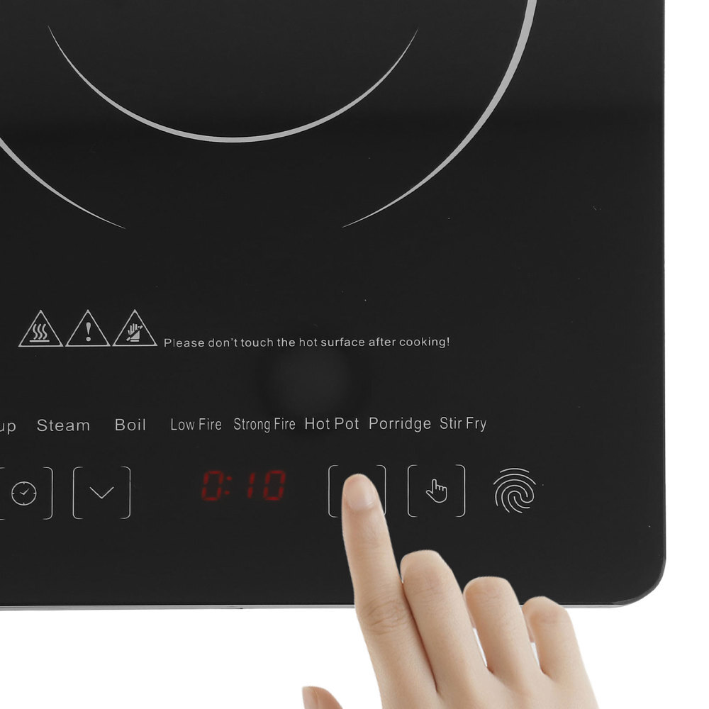 Electric Induction Cooktop Portable Ceramic Glass Cook Top Kitchen ...