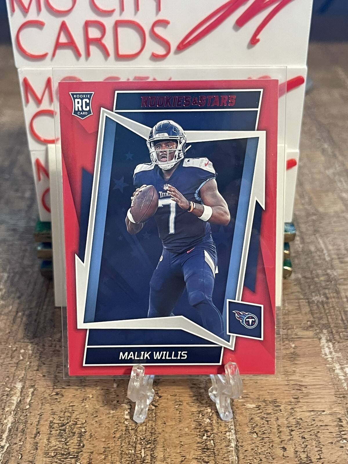 Malik Willis 2022 Panini Rookies & Stars Red Parallel #102 Rookie RC SP ...