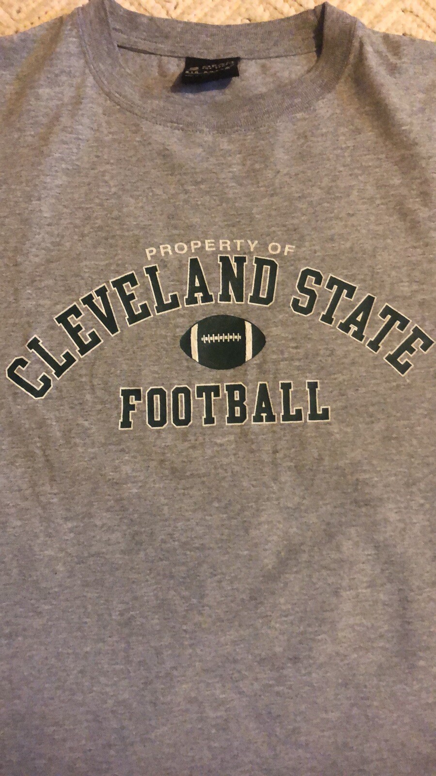 Vintage Cleveland State University Football T-shirt Undefeated Since ...