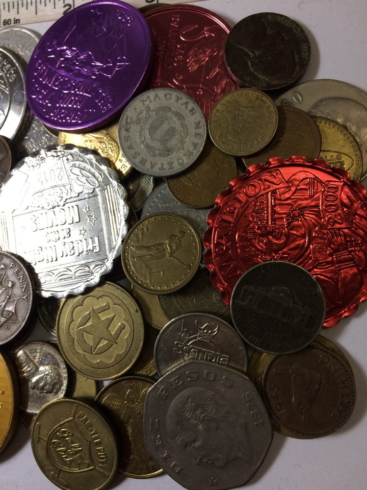 MIXED LOT OF TOKENS * WORLD COINS * DOUBLOONS * | eBay