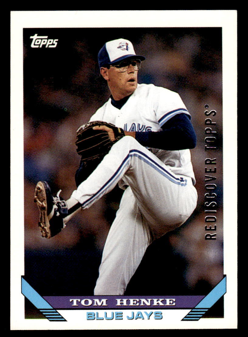 Tom Henke 1993 For Sale - MAVIN