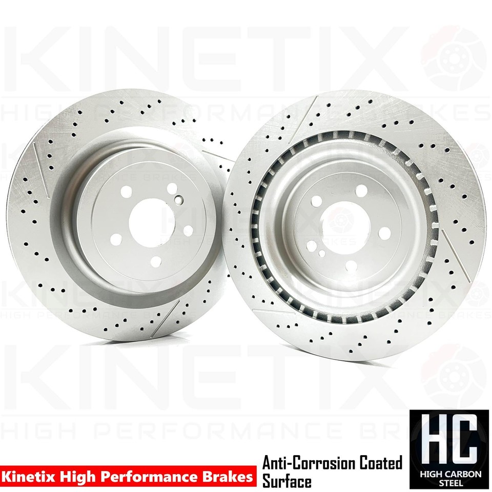 Per Mercedes E63 AMG 2017-2023 Dischi Freni Posteriori Apec Pads ...
