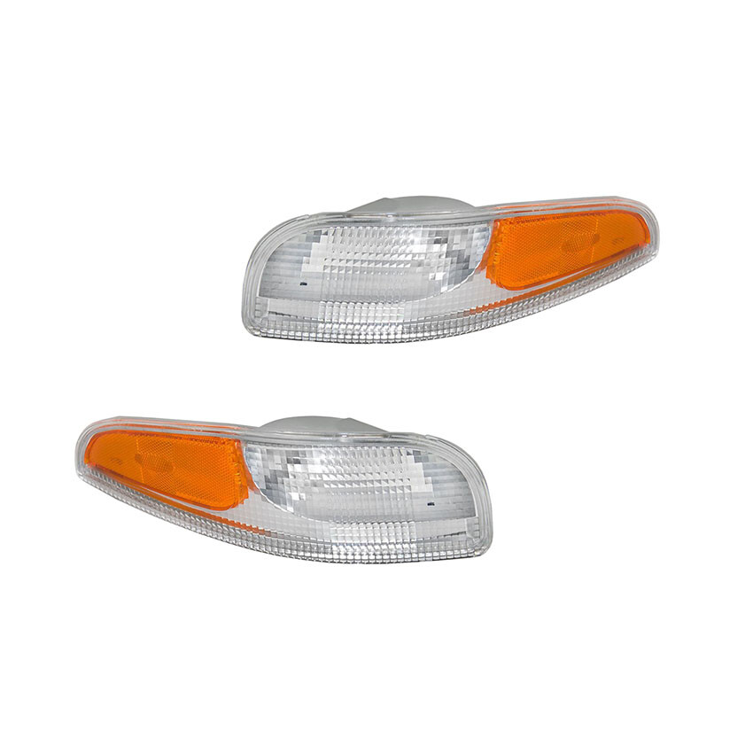 NEW TURN SIGNAL LIGHTS PAIR FITS CHEVROLET CORVETTE 1997-2004 GM2521186 ...