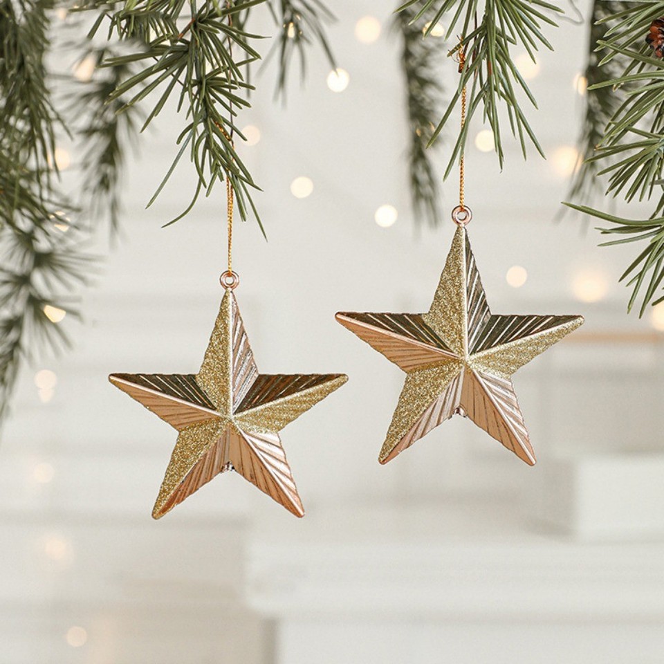 2PCS Santa Clause Christmas Hanging Decoration Scene Making | eBay ...