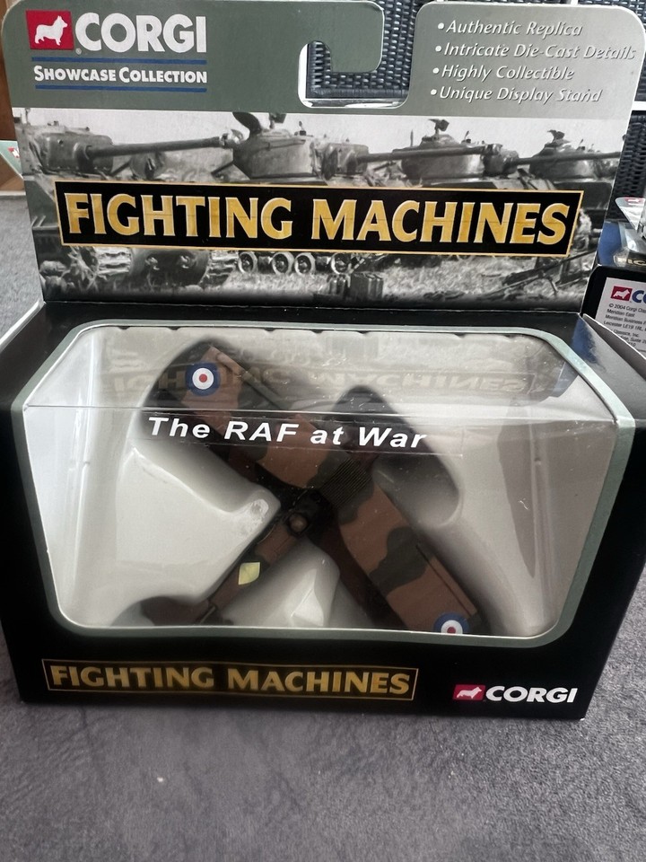 Corgi Showcase Collection Fighting Machine Tiger Moth RAF T6818 WW2 ...