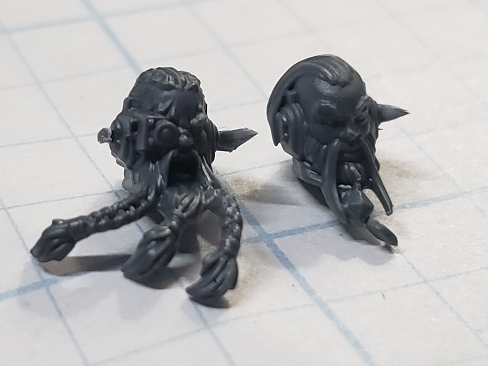 40k Space Wolves Bits Wolf Guard Terminator Veteran Bare Heads #119 | eBay
