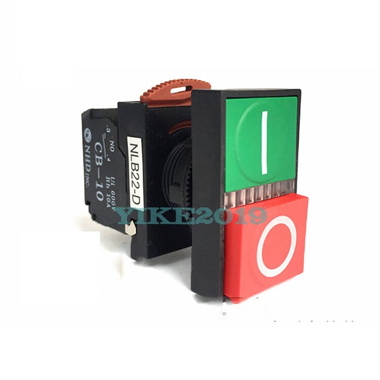 4PC NEW FOR NHD NLB22-D Double Push Button Switches 1a1b Protruding ...