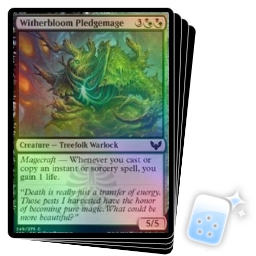 Foil Witherbloom Pledgemage X4 M/NM Magic MTG Strixhaven: School Of ...