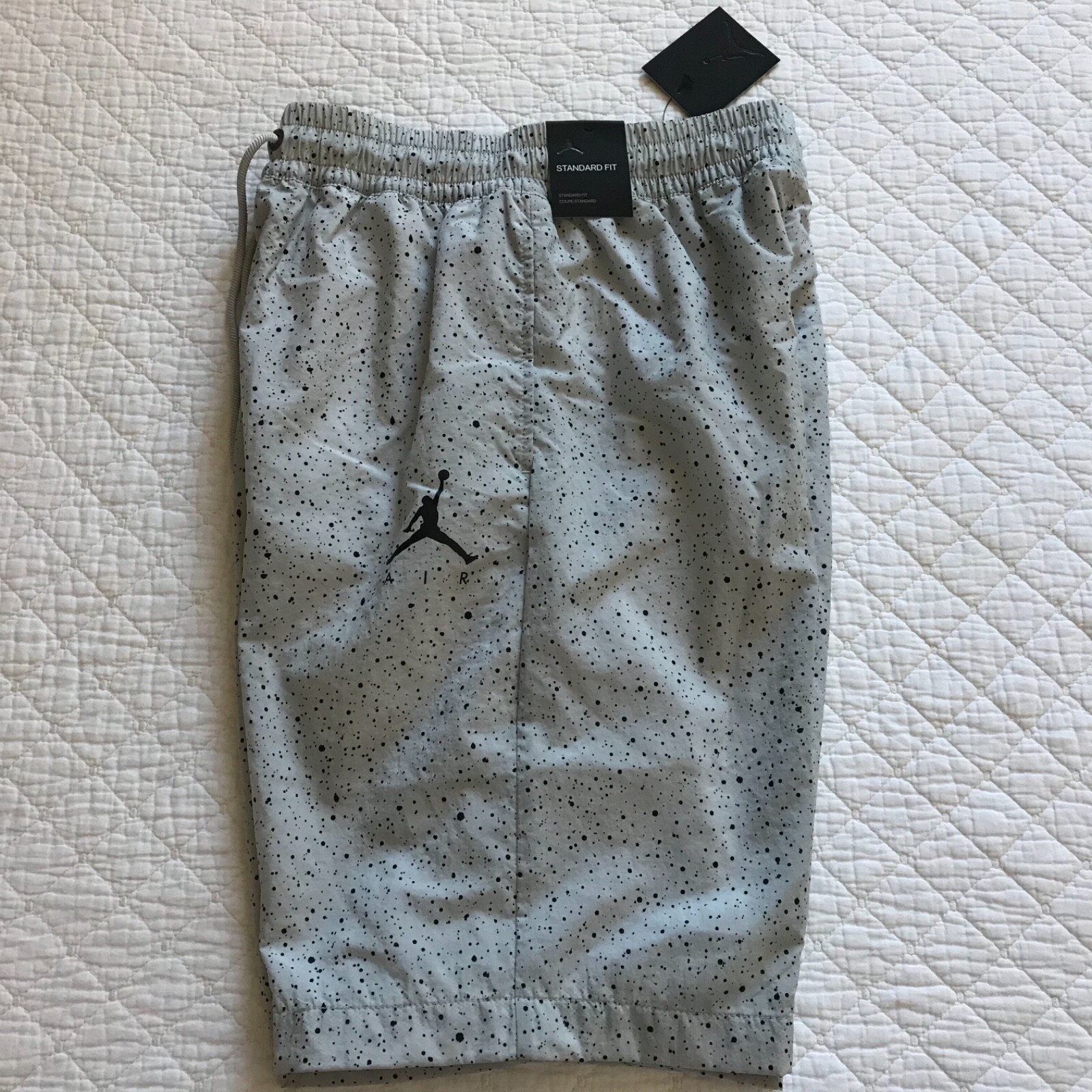 Nike Air Jordan Pool Side Training Swimming Shorts Men’s SZ S Grey ...