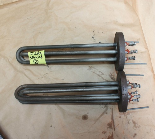 Helios Flanged 3 PHASE HEATING ELEMENT 3A3700 240-415V 4500W RUBBER ...