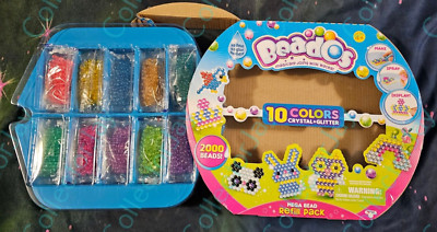Beados ~ Mega Bead Refill Pack ~ Moose ~ 10 Colors ~ 2000 Beads ~ New ...