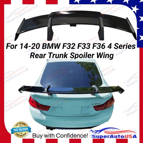 For 2014-2020 BMW F32 F33 F36 F82 Gloss Black M Performance Style Rear ...