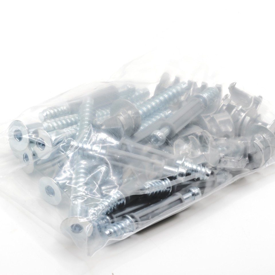 Hardware Kit for IKEA KALLAX 1x4 Shelves - Screws (104321) Dowels ...