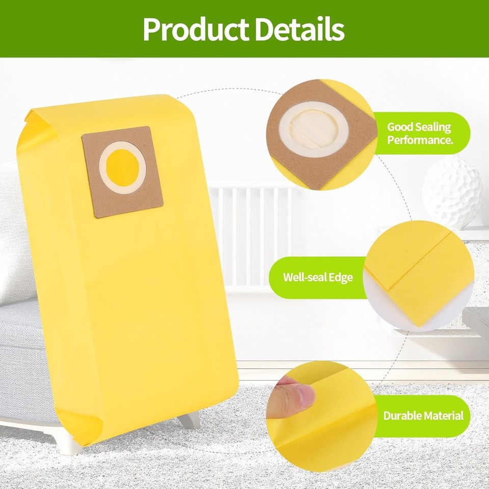 15 Packs AH10243 Disposable Vacuum Bag Replacement for Hoover ...