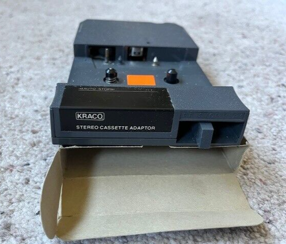 Vintage KRACO Stereo Cassette Adaptor 8-Track Tape Player Model KCA-7 ...