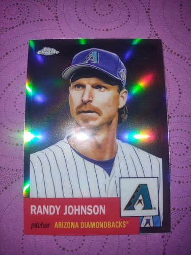 2022 Topps Chrome Platinum Anniversary Randy Johnson Refractor Parallel ...
