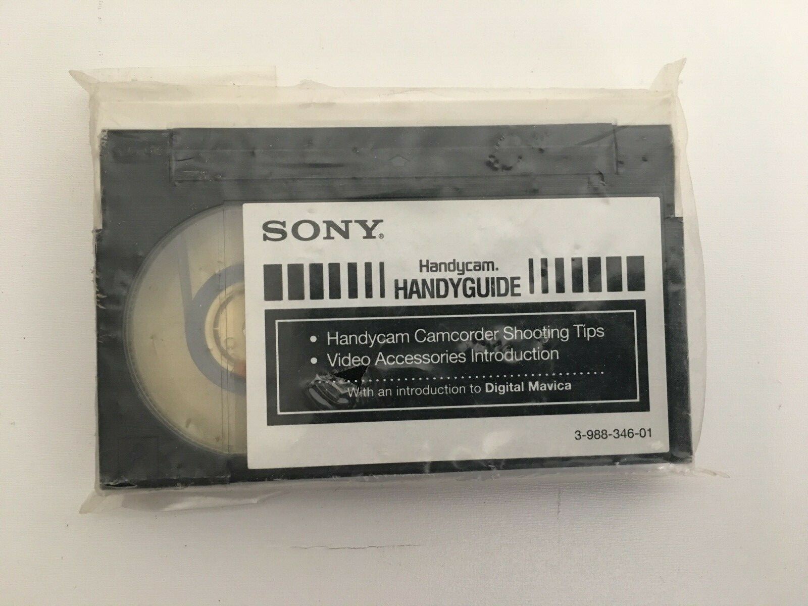 Vintage Sony Handycam Handy Guide Shooting Tips & Accessories Video ...