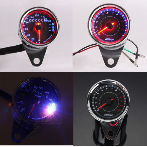 LED Dual Speedometer Tachometer Fit For Harley XL Sportster 1200 883 US ...