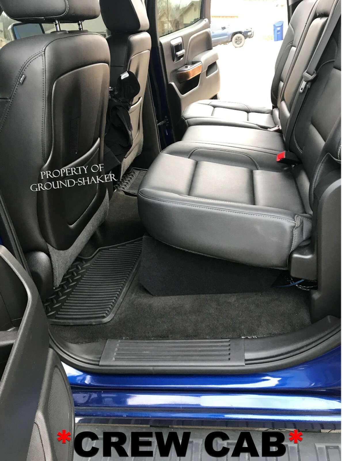 Gmc Sierra Crew Cab 2014- 2018 For Kicker L7T 12" Dual Sub Box Ground ...