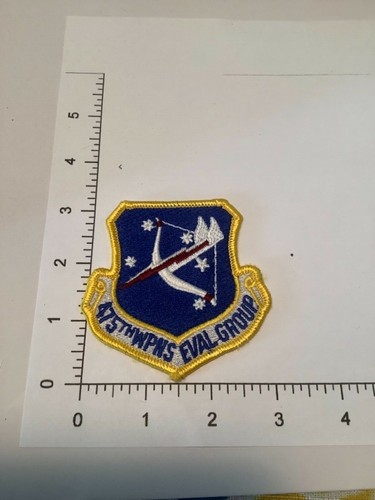 U.S.A.F. 475TH WPNS EVAL GROUP SQD PATCH | eBay