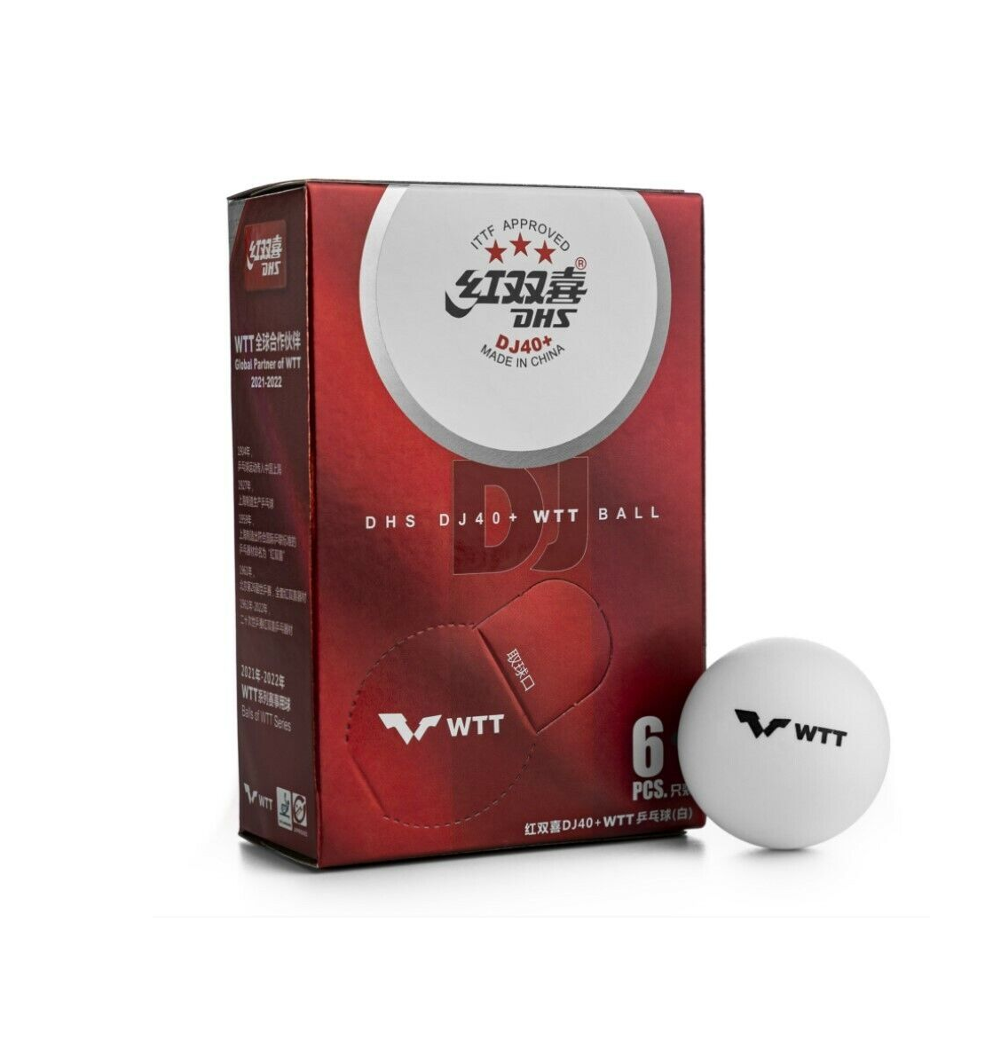 Table Tennis Balls Plastic Ball DHS DJ40+ 3*** WTT ITTF, 24 Balls | eBay