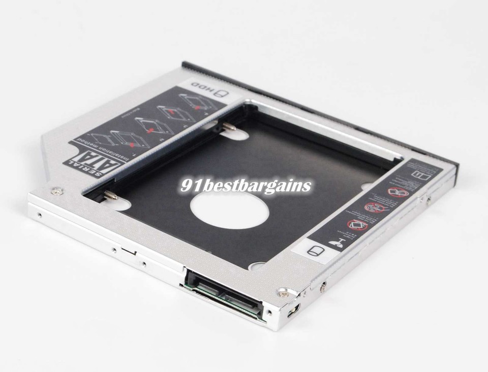 2nd Hard Drive HD HDD SSD SATA Caddy Adapter for ASUS K56 K56c K56ca ...