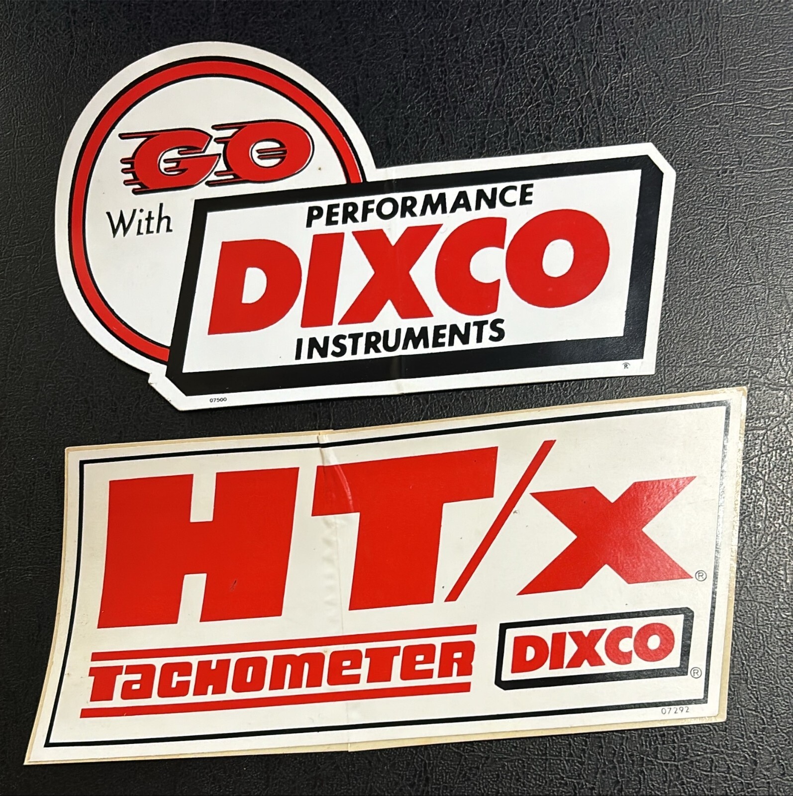 LOT OF 2 Vintage Go with DIXCO Tachometer Stickers Racing | eBay