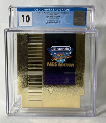 CGC 10 Nintendo World Championships: NES Edition Promotional Gold ...