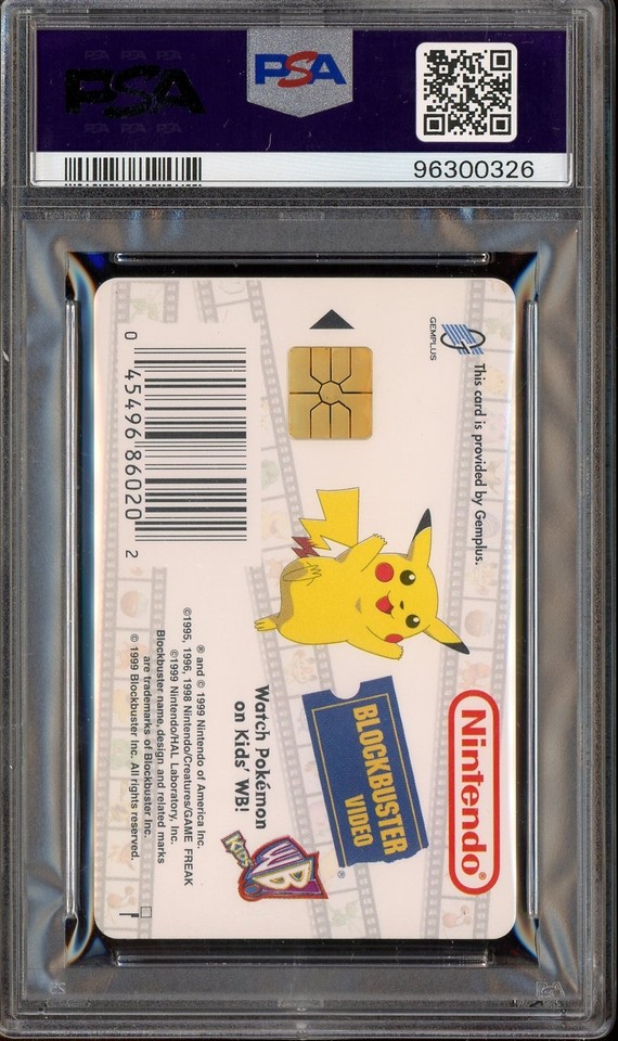 1999 Pokemon Snap Smart Card Blockbuster Video Charmander PSA 10 GEM ...