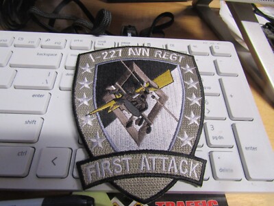 MILITARY PATCH SEW ON 1-227 AVIATION REGIMENT FIRST ATTACK 10 STARS | eBay