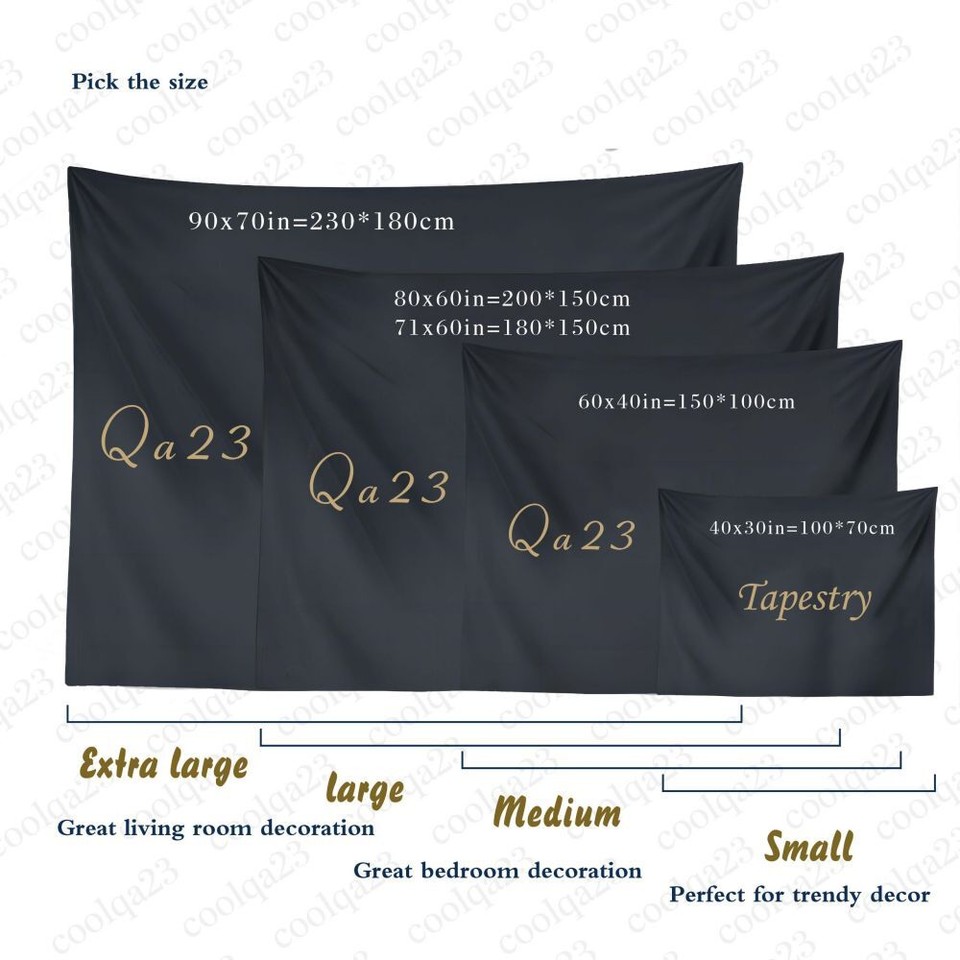 Fantasy City Anime Game Wall Art Blacklight Poster UV Reactive Tapestry ...