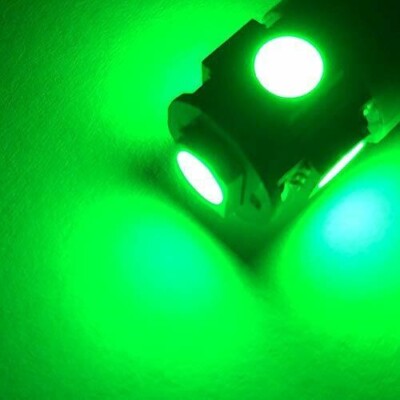 10-pack GREEN color T10, Wedge Bulb LED for Malibu 12V AC/DC Landscape ...