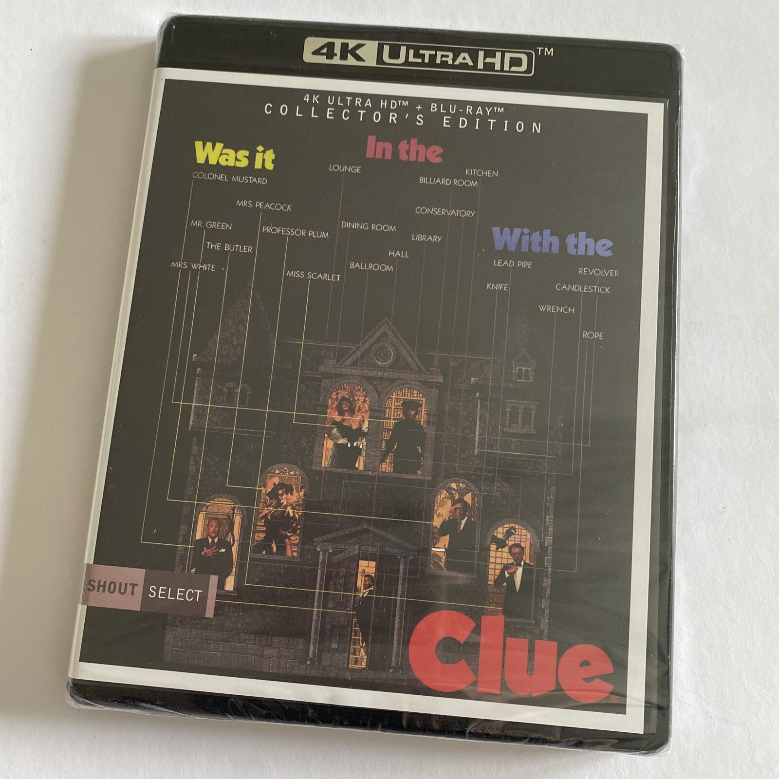 CLUE (1985) - 4K UHD (Blu Ray) Region free | eBay UK