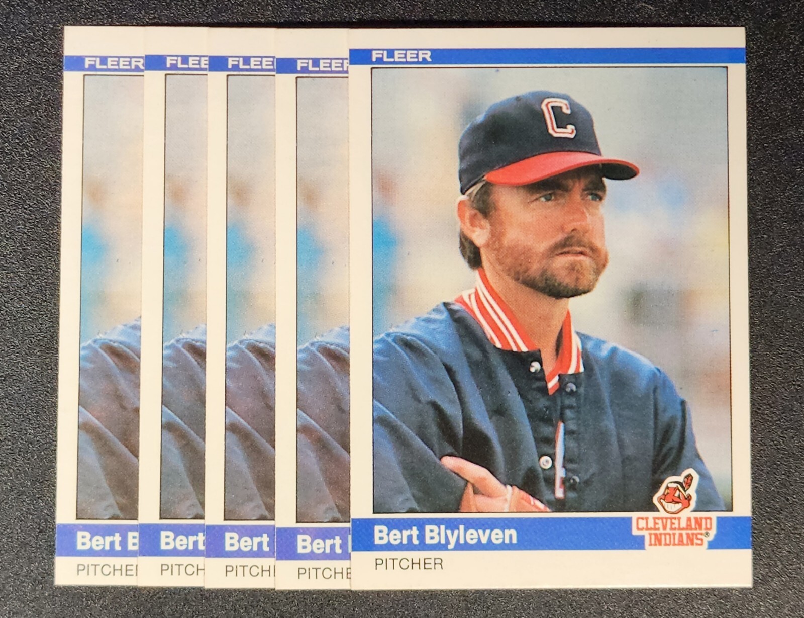 (LOT of 5) 1984 Fleer #536 Bert Blyleven HOF - MINT | eBay
