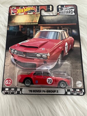Hot Wheels Premium '70 Rover P6 Group 2 HW Boulevard 2022 #62 Real ...