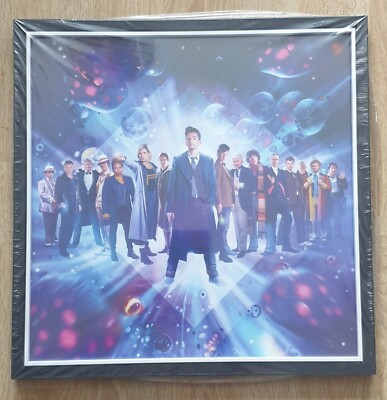 Doctor Who 60th Anniversary Framed 12inch Square Poster Brand New | eBay UK