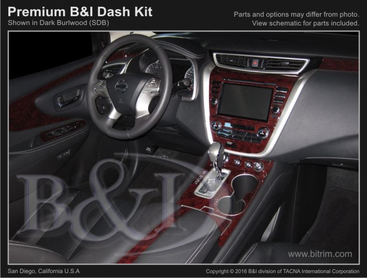 LARGE DASH KIT FOR NISSAN MURANO 2015-2017 (DELUXE KIT 35PC) | eBay