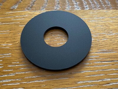 3mm Matt Black Round Washers Spacers Rings Perspex Acrylic [Custom Cut ...