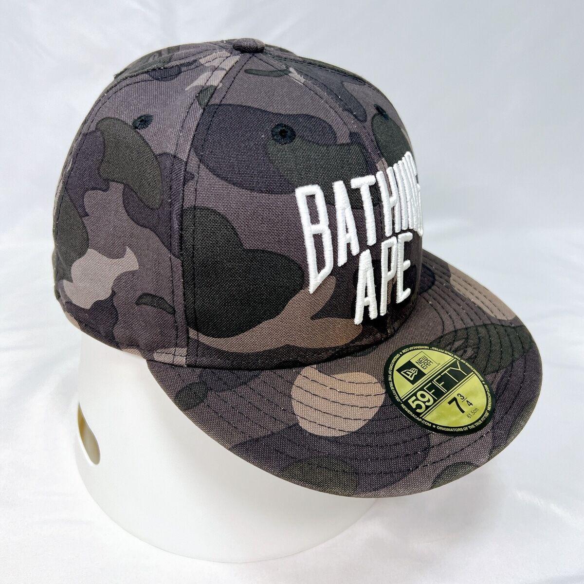 A BATHING APE NEW ERA CAP ORIGINATORS OF THE TRUE FITTED 7 4 A BATHING APE NEW ERA CAP ORIGINATORS OF THE TRUE FITTED 7 4