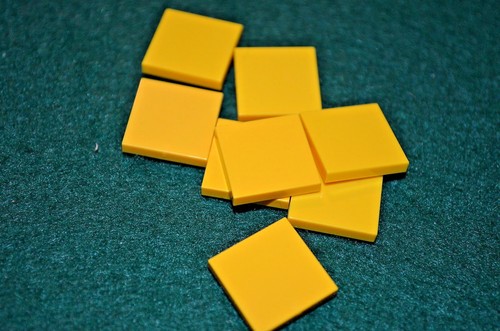 (8) YELLOW 2X2 Smooth Finishing Tile Brick Bricks ~ Lego ~ NEW | eBay